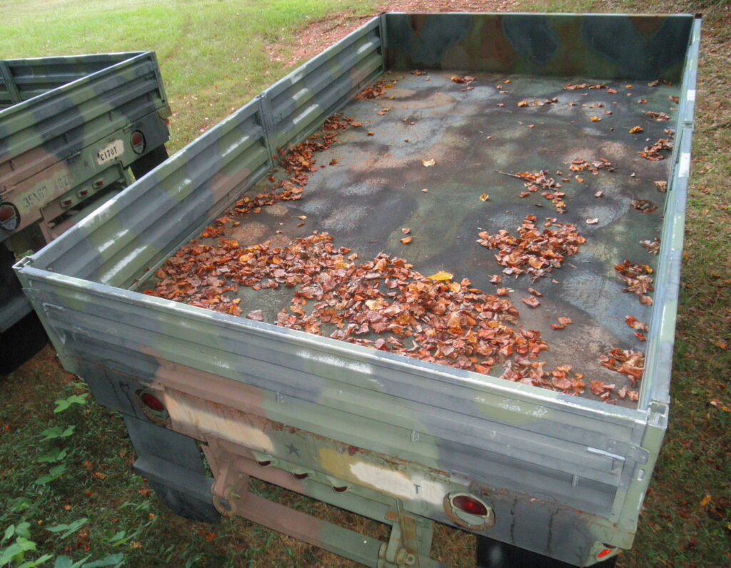 M1082 Cargo Trailer #3 5-Ton Flatbed, Sides, Tailgate 2330-01-449-1775 ...