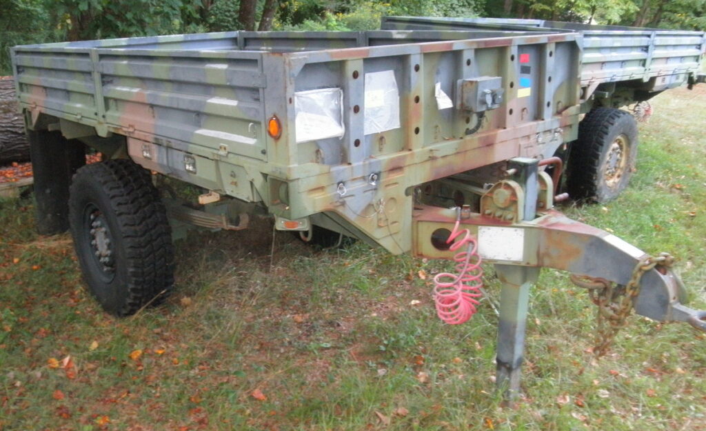 M1082 Cargo Trailer #3 5-Ton Flatbed, Sides, Tailgate 2330-01-449-1775 ...