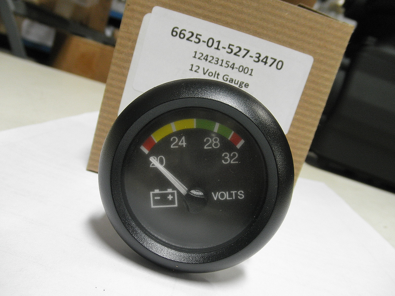 6625-01-527-3470 12423154-001 FMTV A1 Voltmeter Gauge ***READ*** ⋆ DP ...