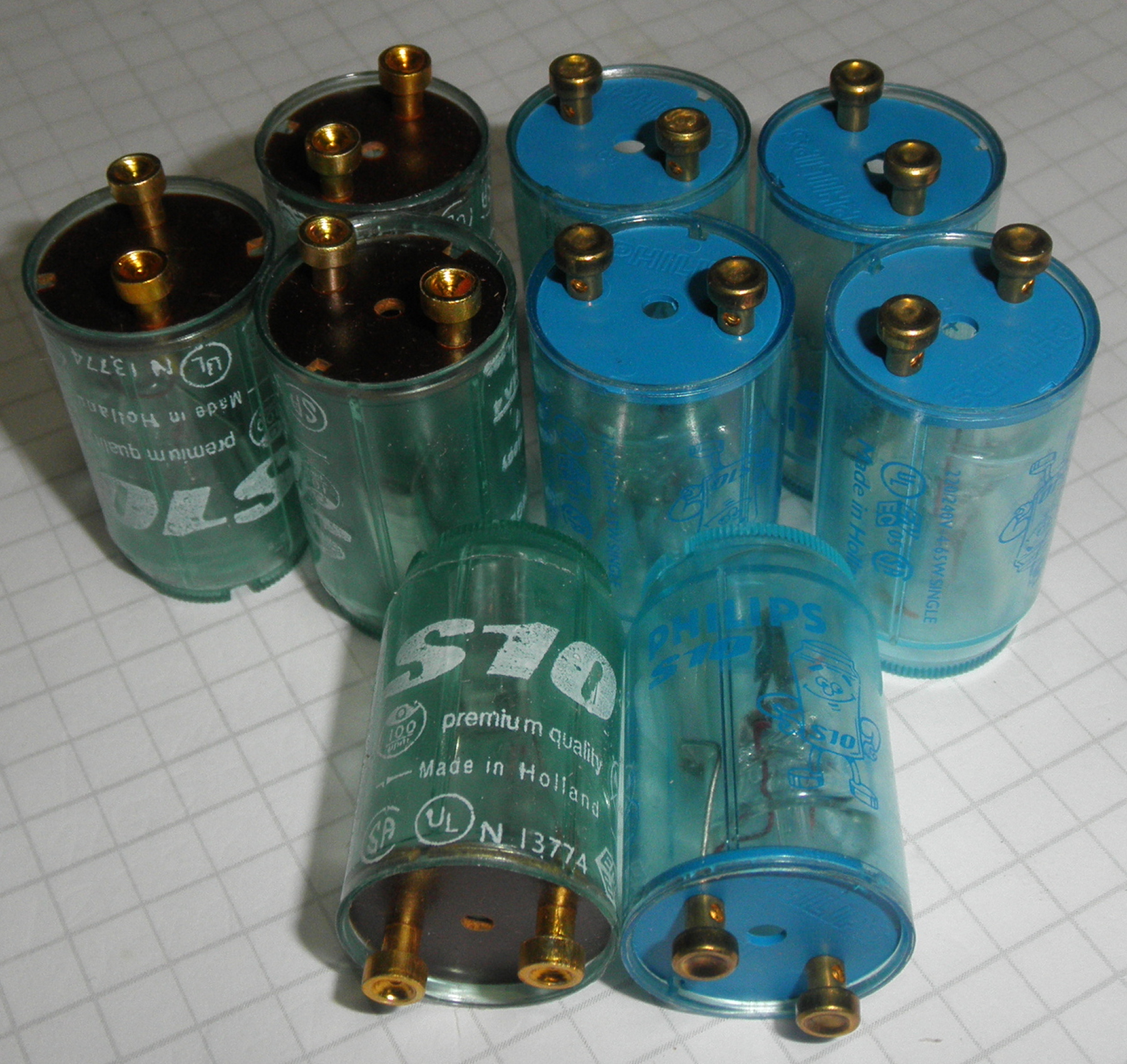 New Pack of 10 S2 Safety Starter, Philips S2, 4-22W Fluorescent Tubes ...