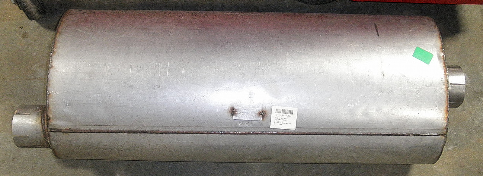 2990-01-074-6772 M120197 22843 OVAL Muffler 4" Pipe 36" Long X 10"x15 ...