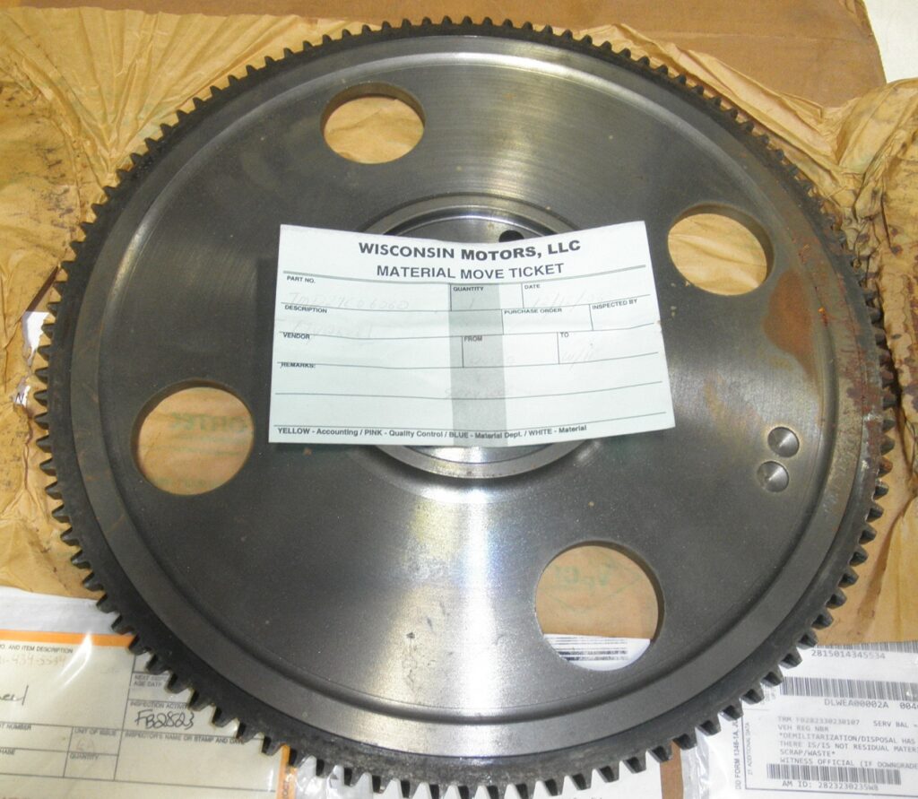 2815-01-434-5534 TMD27C06060 Flywheel; Engine Wisconsin TMD27 Flywheel ...