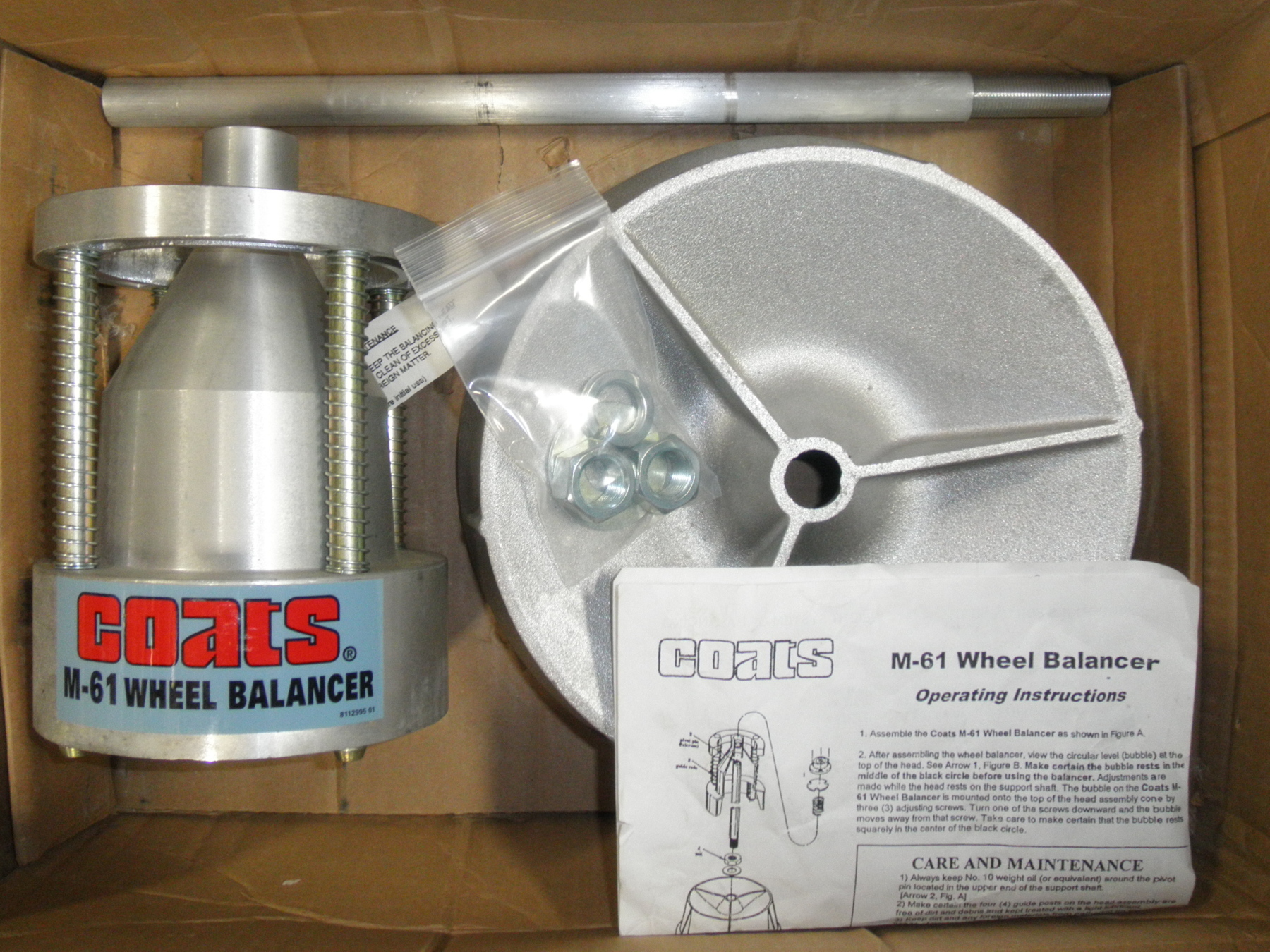 Coats M-61 Wheel Balancer NOS Bubble Balancer 4910-00-441-9119 112980 ⋆ ...
