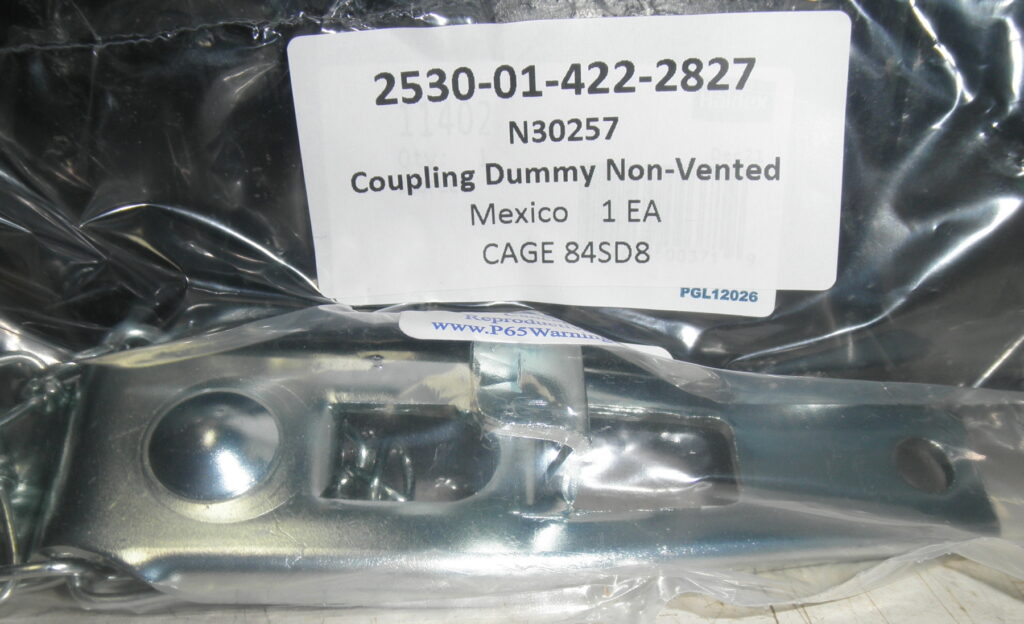 2530-01-422-2827 Gladhand Dummy Coupling Non-Vented N30257 12378726 ⋆ ...