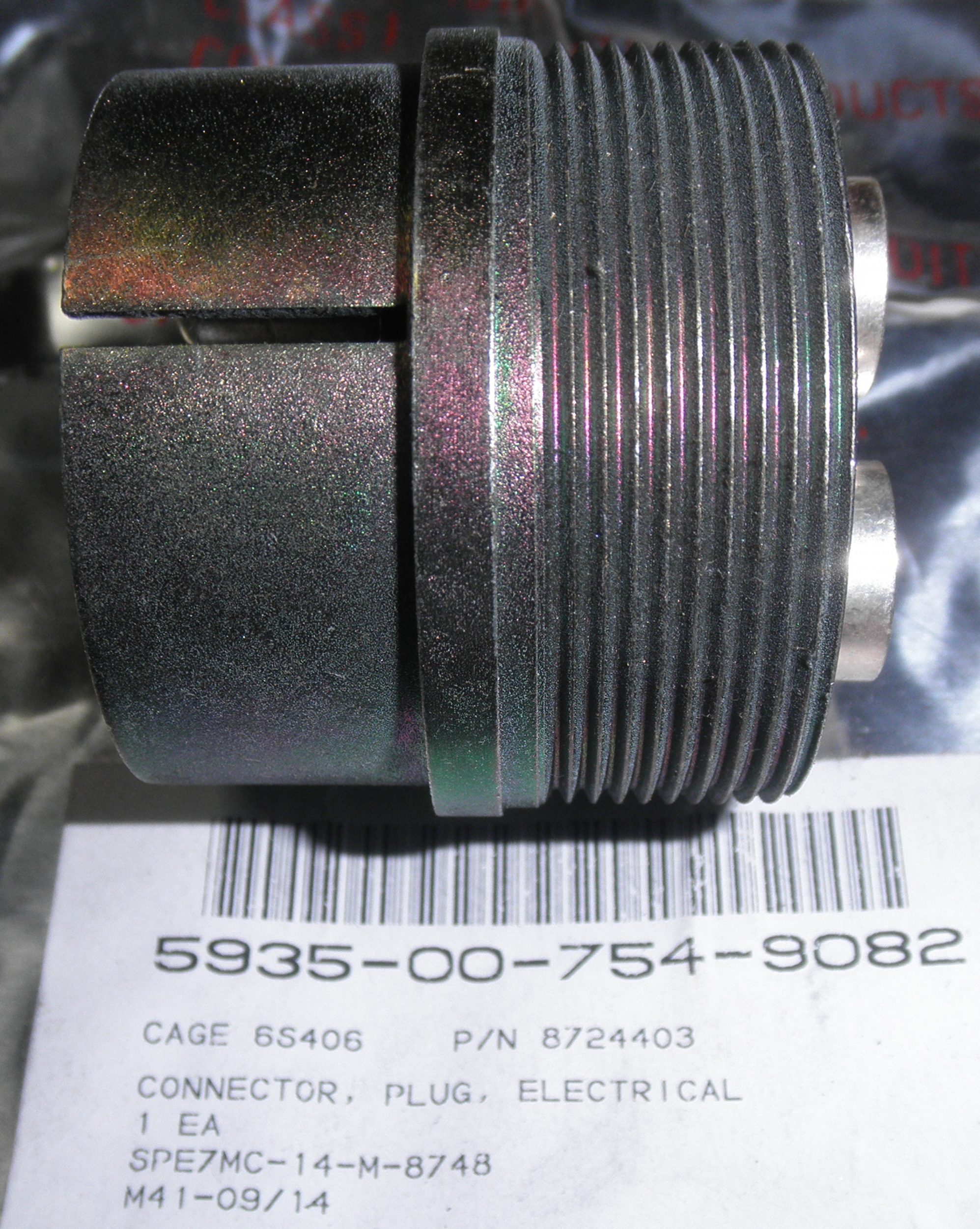 5935-00-754-9082 Connector; Plug 8724403 60-042732-01P AVLB Hercules ...