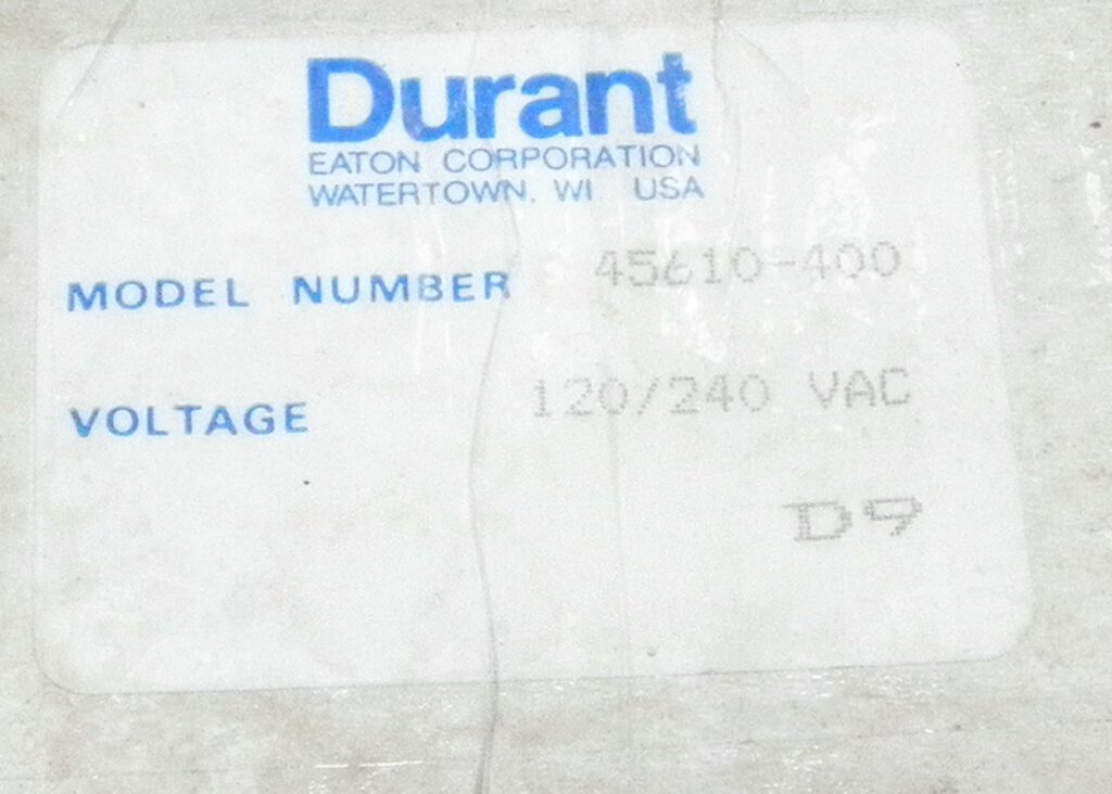 45610-400 Durant Eaton Counter Timer Single Preset 6 Six Digit Counter ...