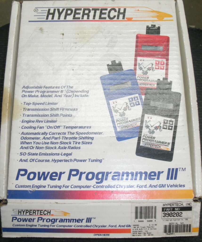 HYPERTECH 390202 Power Programmer III Fits 1999 Chevy GMC Vortec ...
