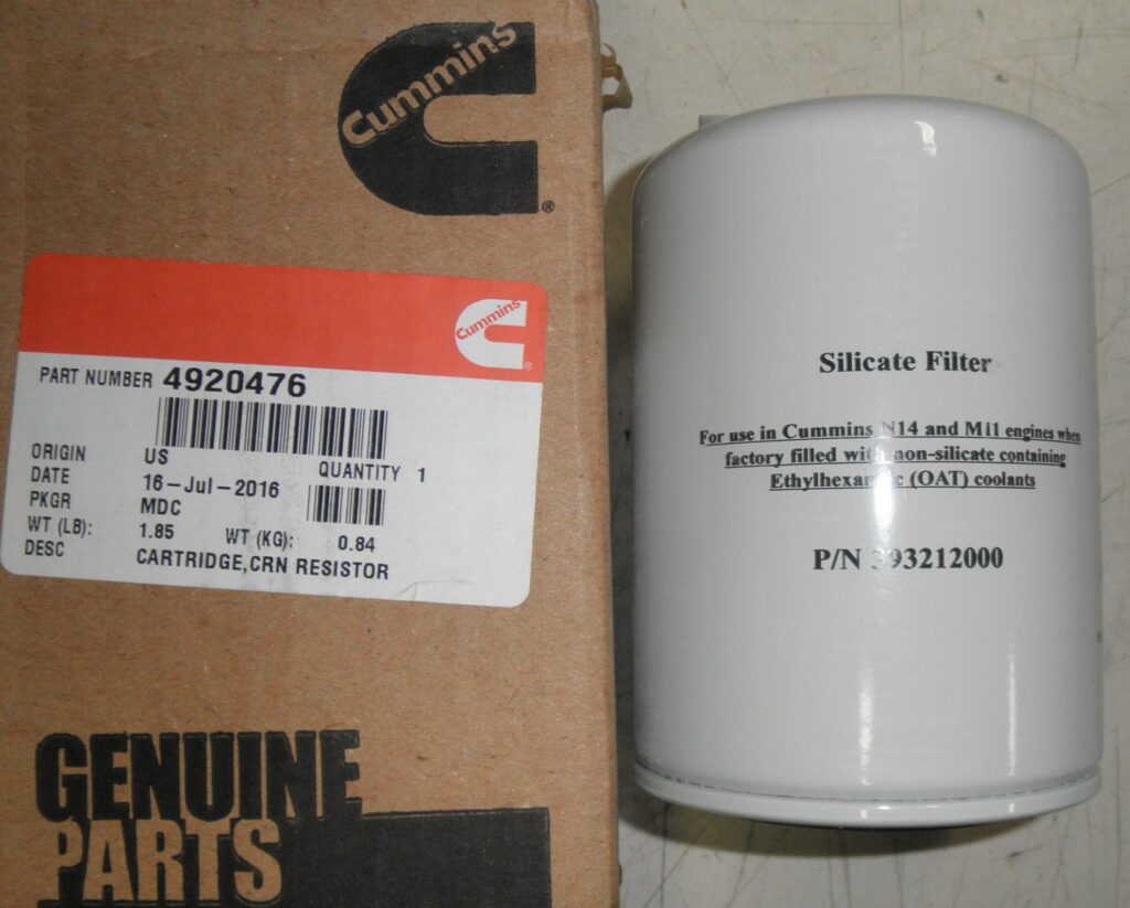 Cummins Filter 4920476 WF2102 2940-01-629-2806 Coolant Filter Corrosion ...