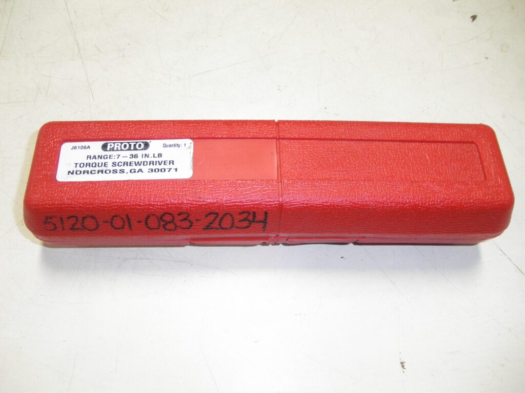 Proto J6106A 1/4 Drive Torque Driver 5120-01-083-2034 Wrench, Torque US ...