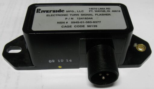 5945-01-383-8377 Flasher, Solid State, 12VDC, 12418344 ⋆ DP Equipment LLC