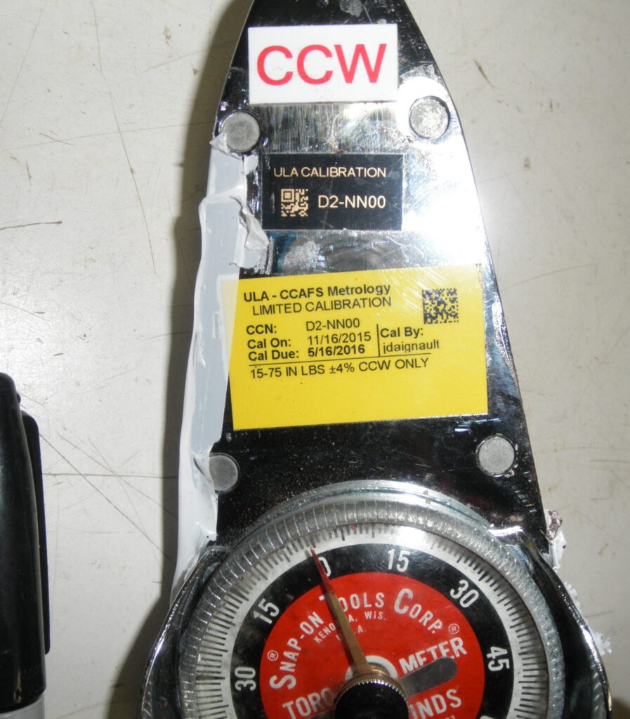 Snap-on 1/4" Drive Torque Wrench Torqometer TE6FUA ⋆ DP Equipment LLC