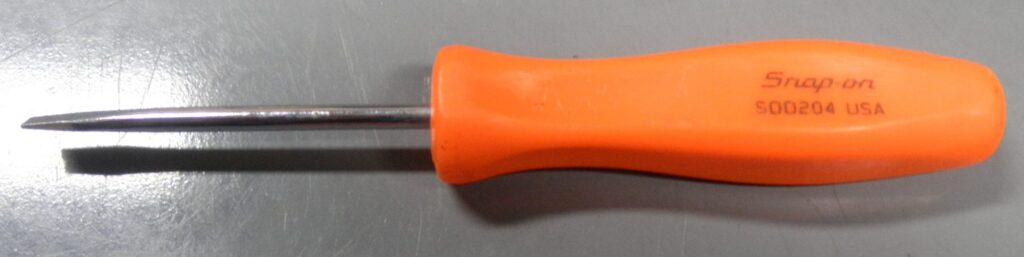 NOS Snap-on Screwdriver Flat Blade 1/8" Slotted Head SDD204 SDD204O ⋆ ...