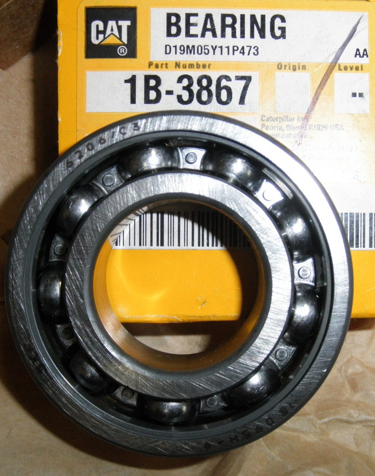 OEM Caterpillar Ball Bearing 1B-3867 3110-01-066-5259 CAT 1B3867 ...