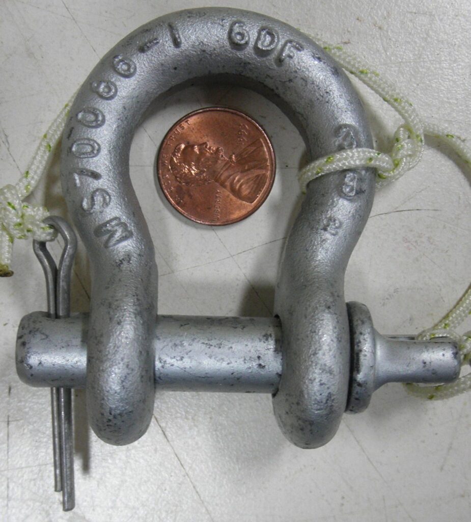 Parachute Shackle Clevis D-Ring 4030-00-678-8560 MS70086-1 ⋆ DP ...