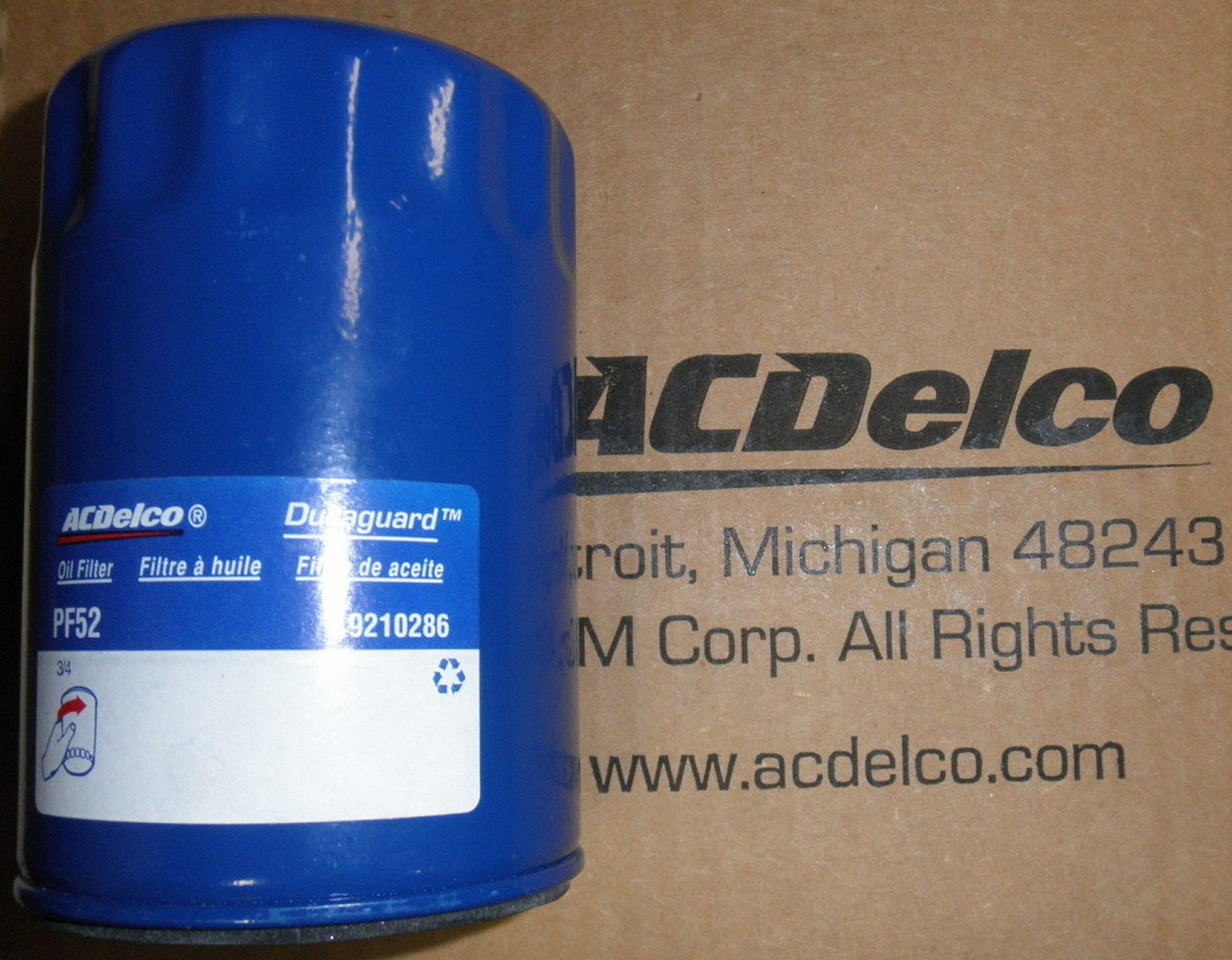 AC-Delco-PF52-Duraguard-OEM-GM-19210286-Oil-Filter-PF52F-152215010388-2 ...