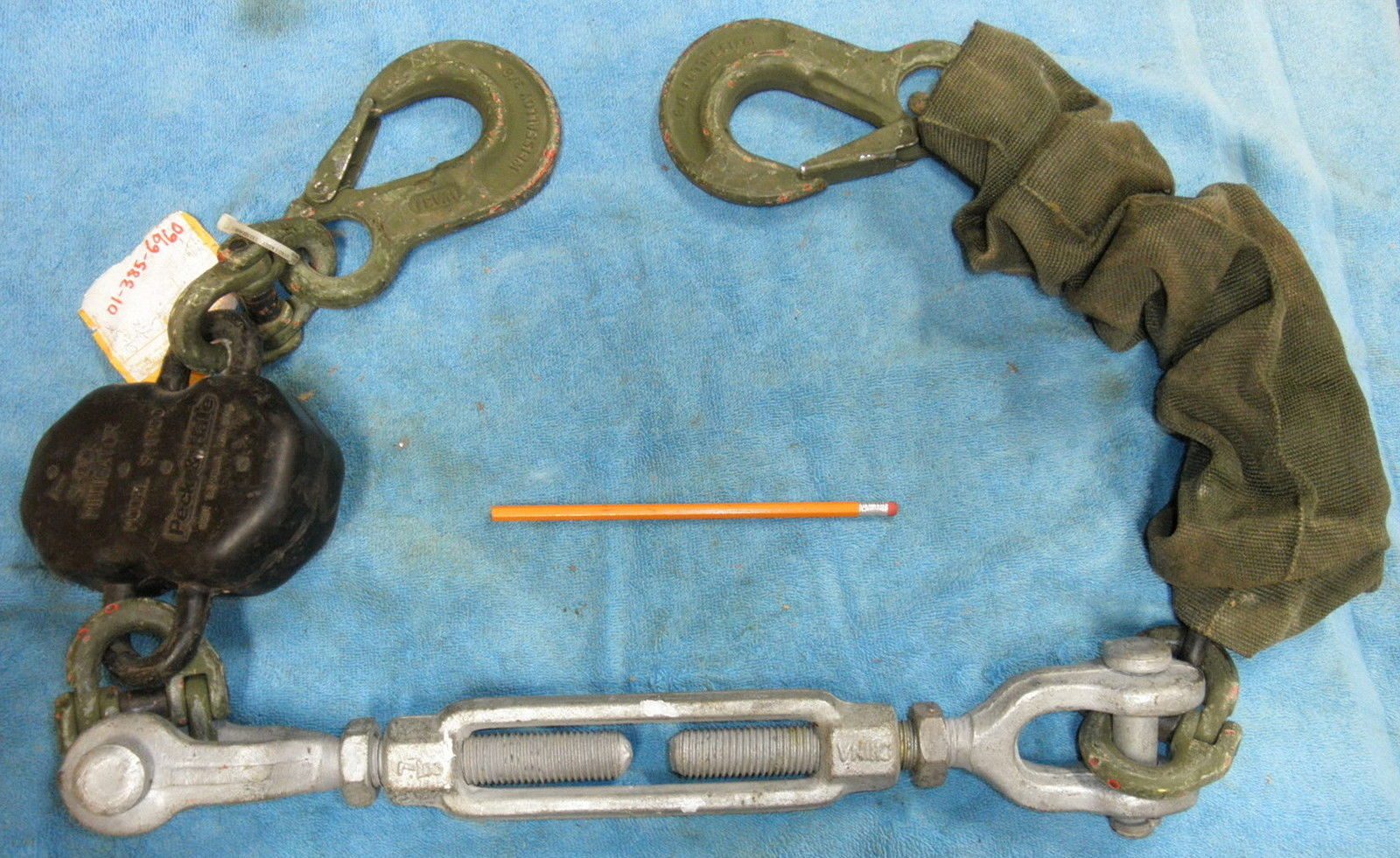 Military-Load-Binder-48-Tie-Down-78-Turnbuckle-and-Shock-Mitigator-Peck ...