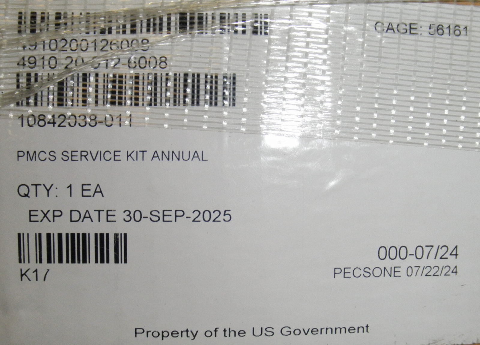 4910-20-012-6008 56161-10842038-011 LAV Annual PCMS Kit ⋆ DP Equipment LLC