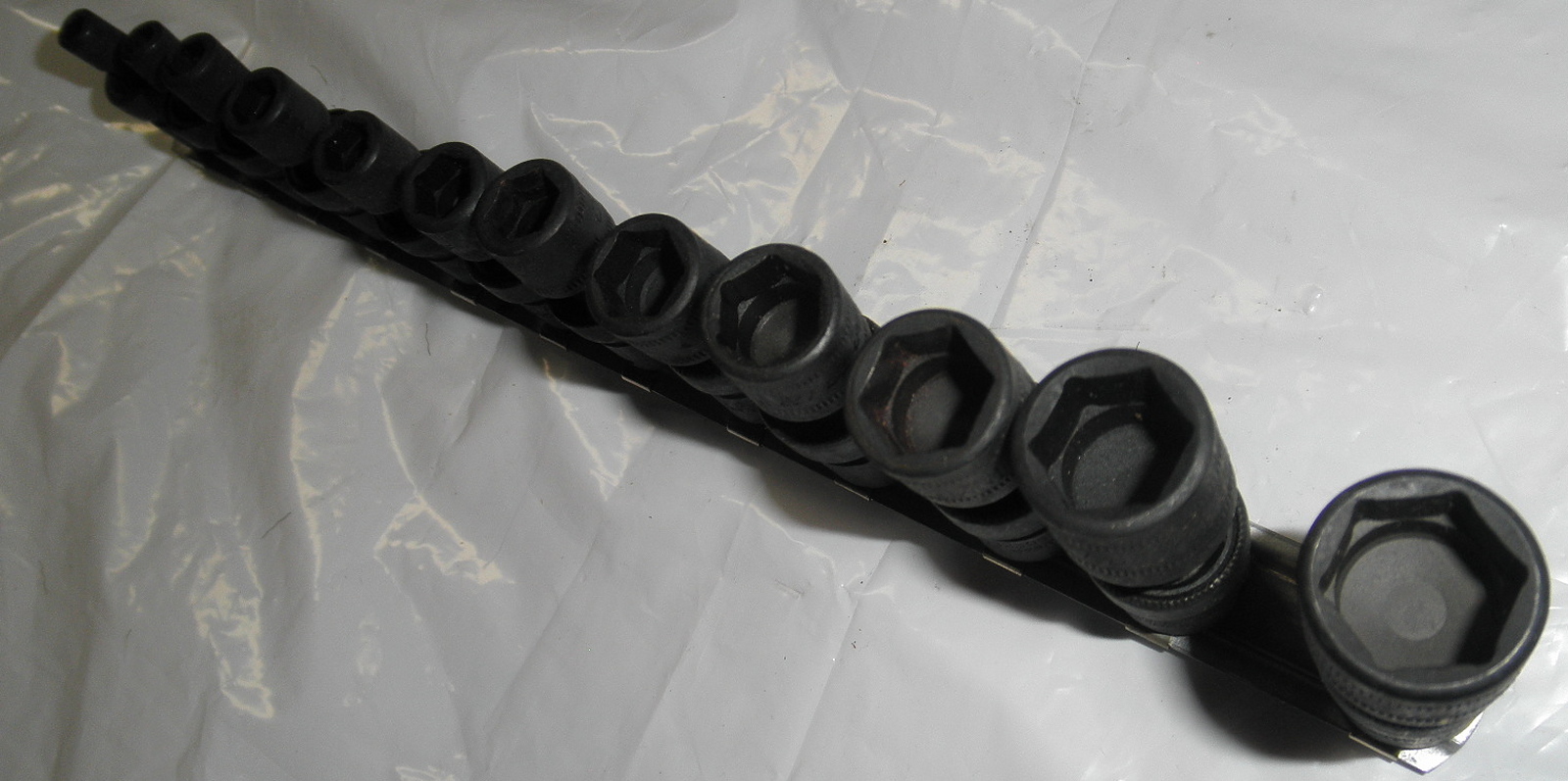 Snap-on 12pc 1/4" Drive 6Pt Metric Impact Swivel Socket Set ***READ ...