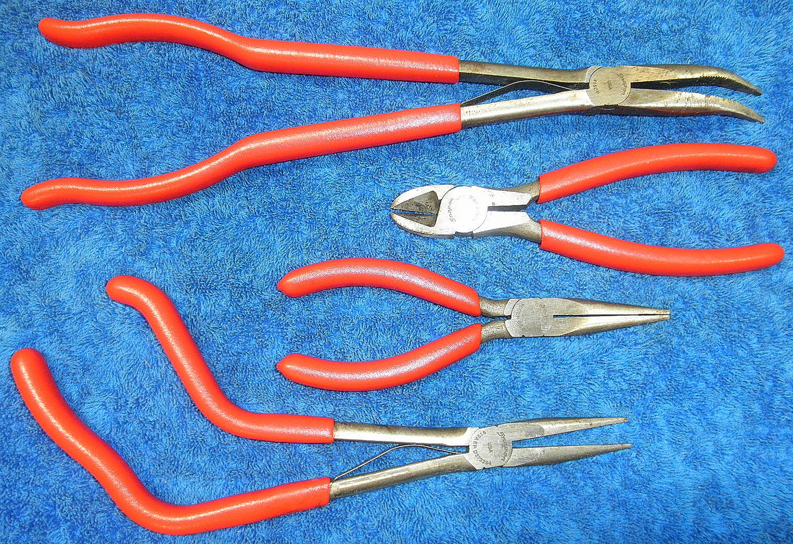 912AEP 415CP 96BCP 87BCP Snap-on 4Pc. Foam Cushion Grip Pliers Set ⋆ DP ...