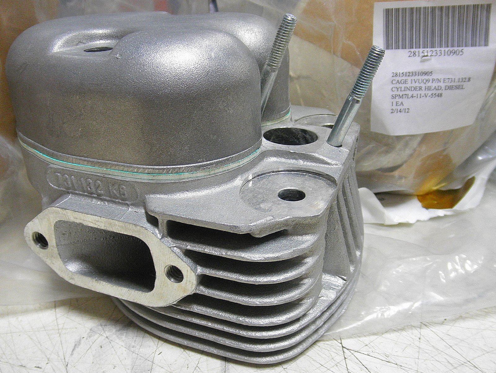2815-12-331-0905 E731.132.8 731132K8 Farymann Diesel Cylinder Head ⋆ DP ...