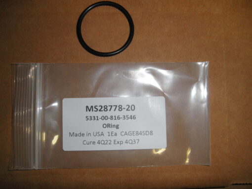 MS28778-20 5331-00-816-3546 O-Ring ⋆ DP Equipment LLC